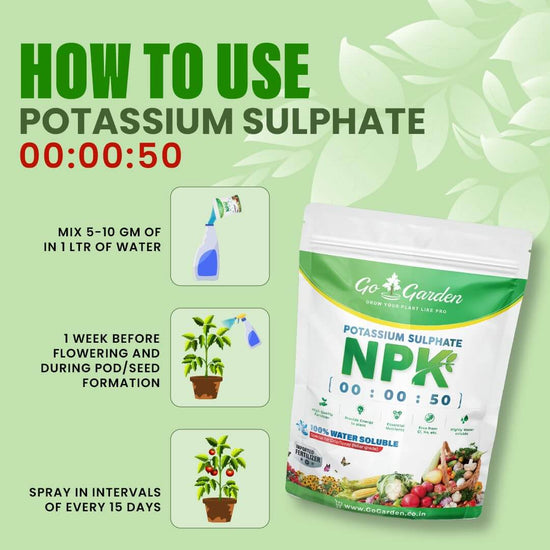 Potassium Sulphate NPK 00:00:50 Fertilizer Powder