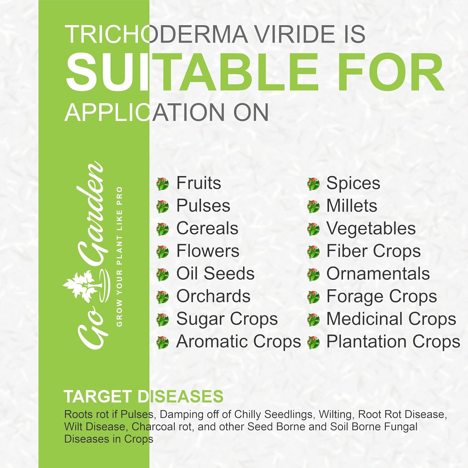 Trichoderma Viridi Fungicide for plants Bio Fungicide- Prevents Fungal