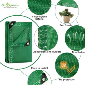 Green Shade Net 75% UV Protected | Multi-Purpose Agro Net