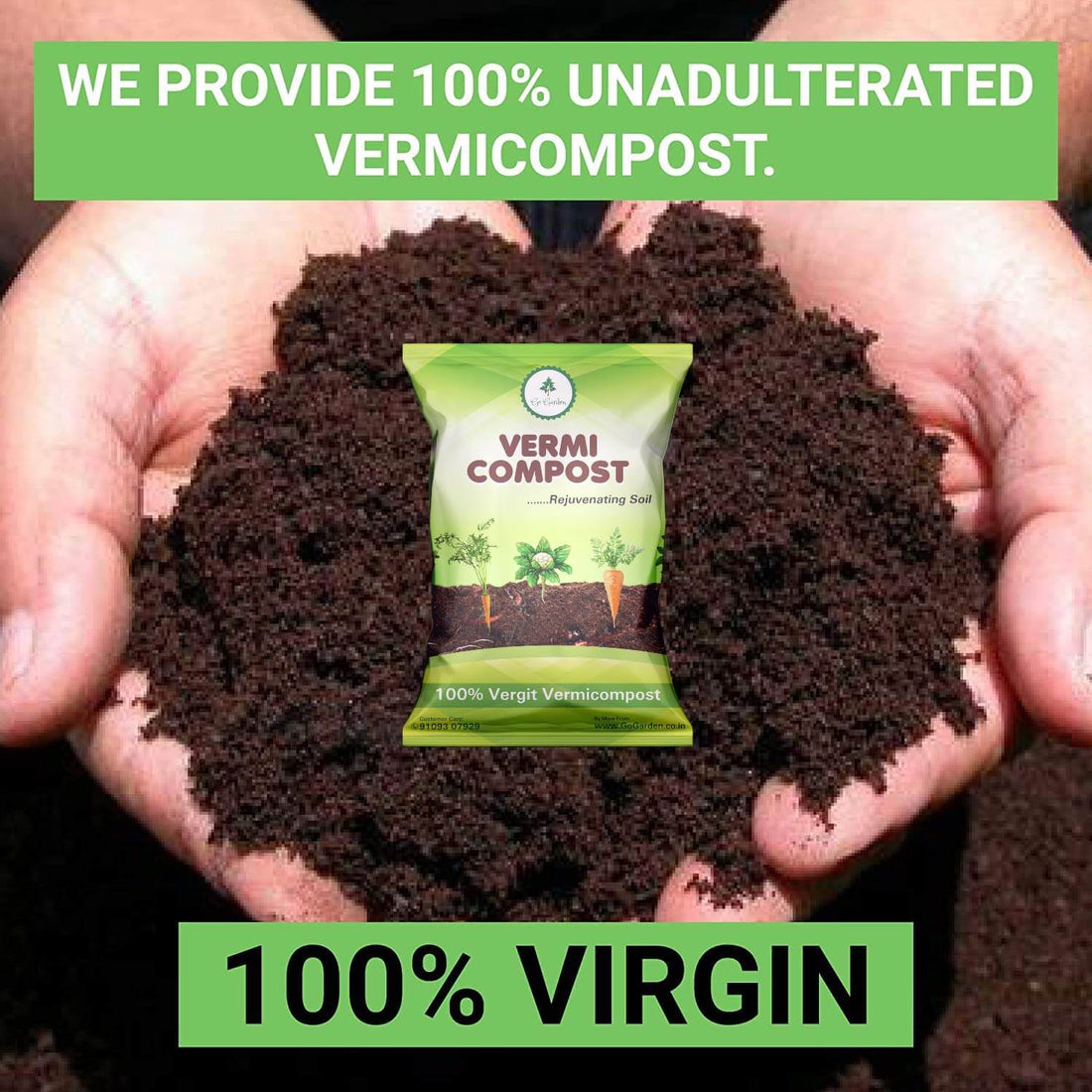 Vermicompost Complete Plant Food Effective Organic Fertilizer & Manure